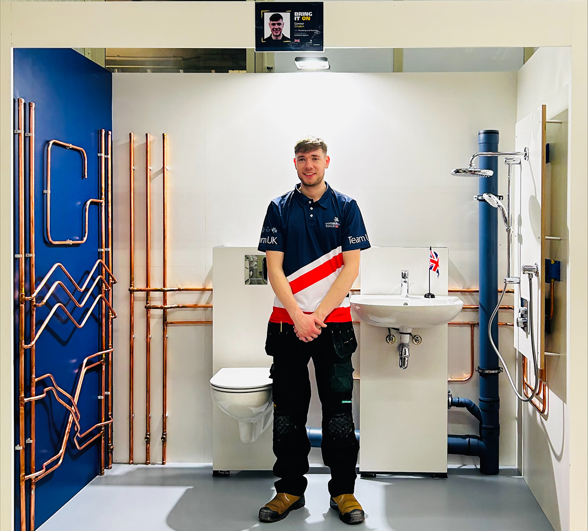 Scottish plumber earns Medallion for Excellence at international skills ...