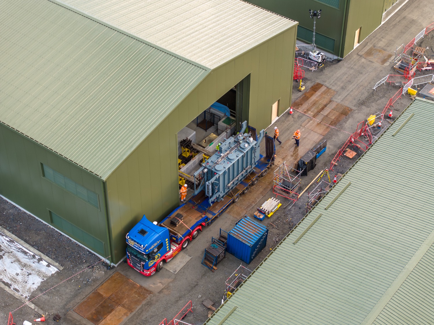 Major milestone for Gremista project as new transformers arrive | Project Scotland